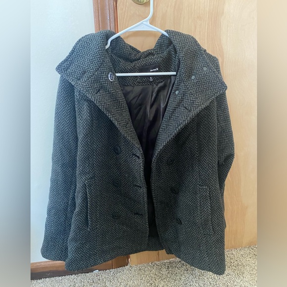 Hurley | Jackets & Coats | Small Gray Hurley Peacoat | Poshmark